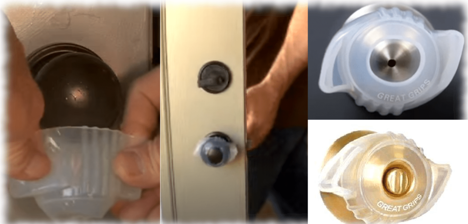 Opening Glass Jars-Ring Pull Lids on Tins-Round Door Knobs